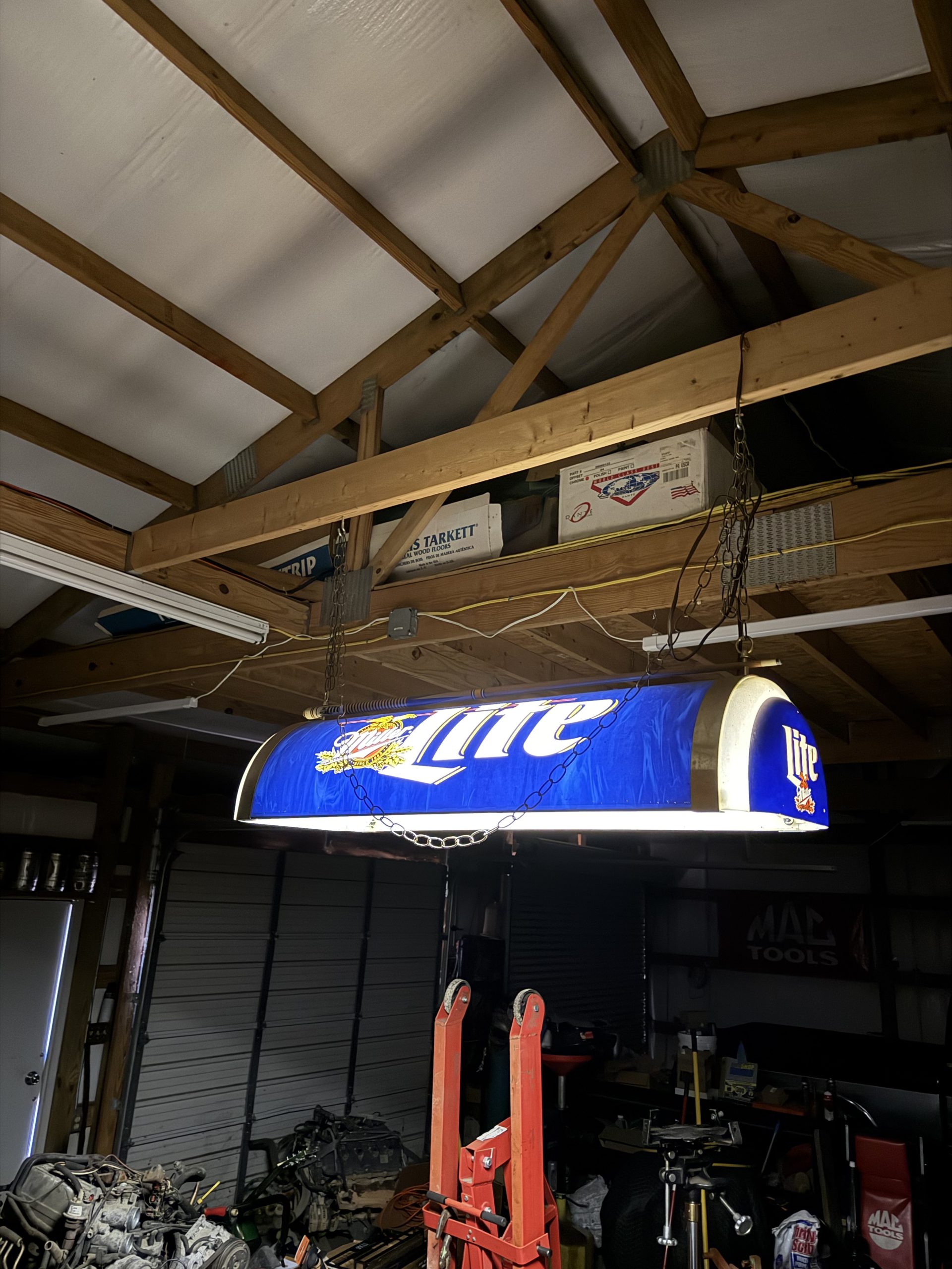 MILLER LITE POOL TABLE LIGHT - The Carolina Trader